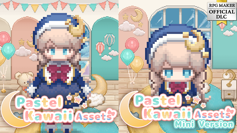 RPG Maker MV - Two official DLC "Pastel Kawaii Assets" released ...
