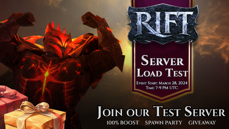 Steam :: RIFT :: Server Load Test: Fun, Events & More!