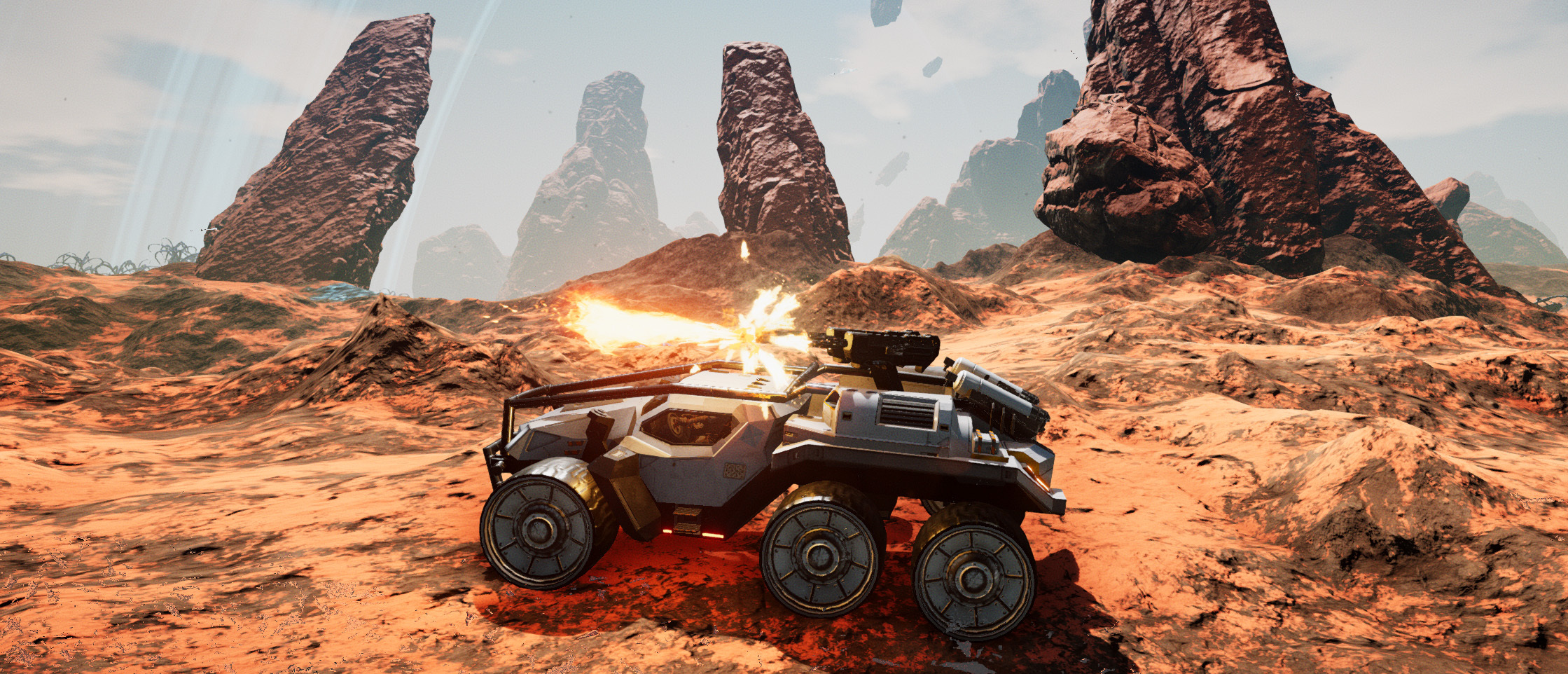 One person drives, the other shoots. Ready to go bug hunting?