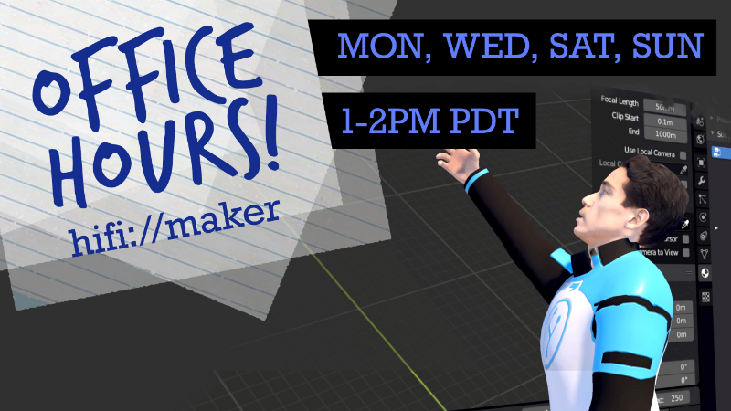 High Fidelity - Office Hours for Creators - Steam News