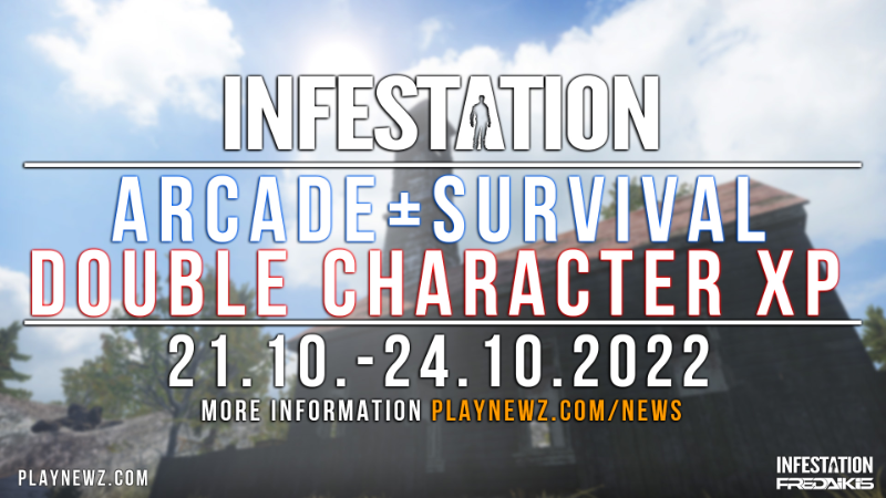 Infestation: The New Z - Double Character XP Weekend - Steam News