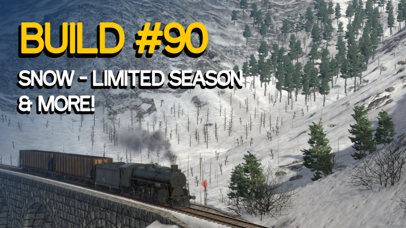 Derail Valley - Build #90 - Snow, Snow, Snow & More! - Steam News
