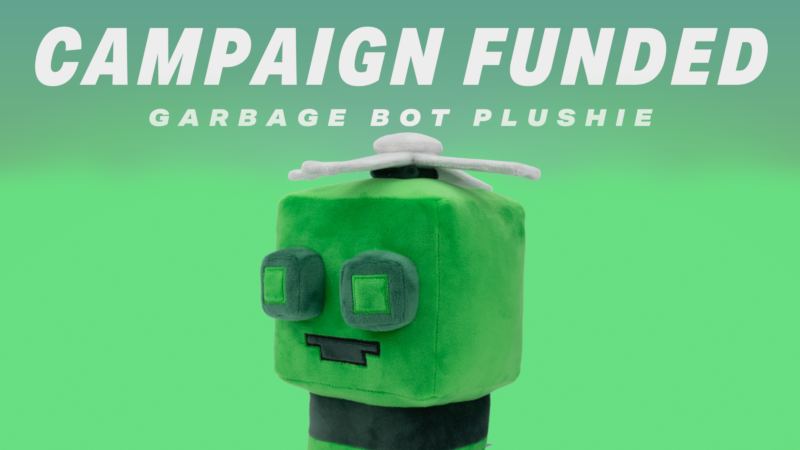 Clone Drone in the Danger Zone - The Garbage Bot plush campaign is ...