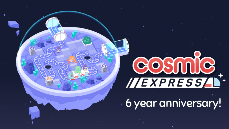 Cosmic Express - Cosmic Express is 6 years old today! - Steam News