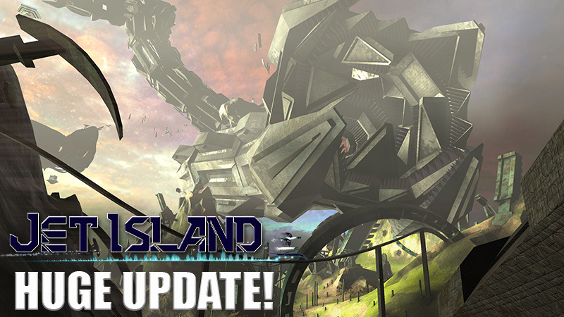 Jet Island - New Lighting! Wormy 10X Size Modifier! & tons more ...