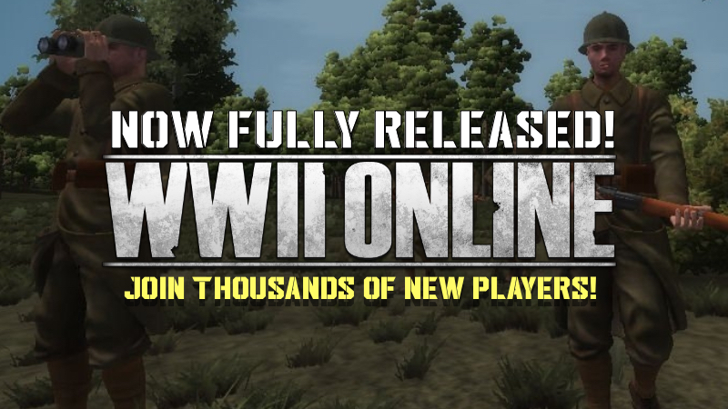 WWII Online - Released Fully on Steam! - Steam News