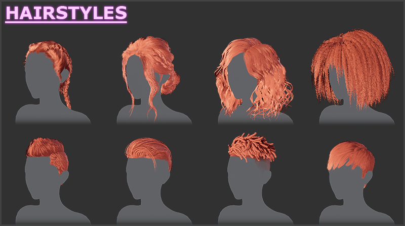 Take a look at the Character Design Sharing System: