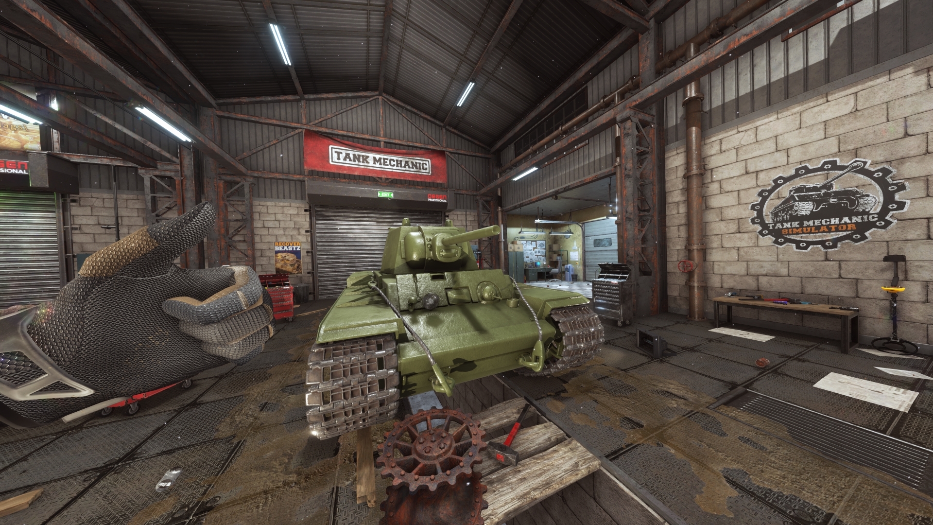 Now clean up your area, you’ll need some space for keeping your own tanks!