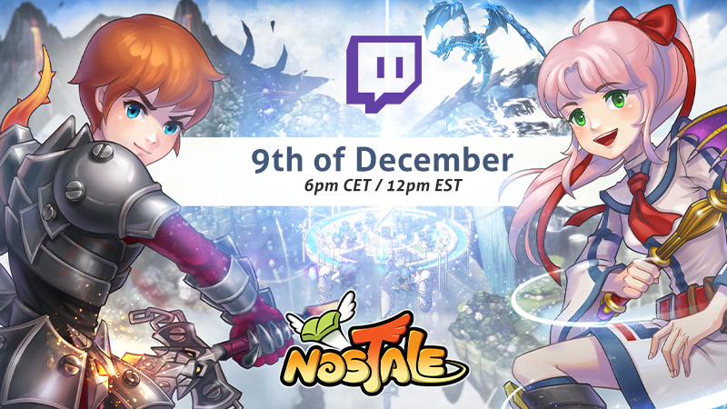 NosTale - Anime MMORPG - Live Stream for the New Update! - Steam News