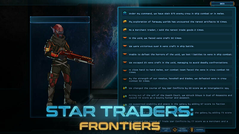 Star Traders: Frontiers - Update #335: Storied Career - Steam News