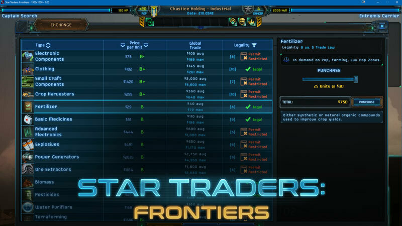 Steam :: Star Traders: Frontiers :: Update #301: Trader of Record