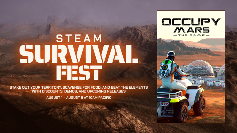 Occupy Mars: The Game - Steam Survival Festival & Playtest Update ...