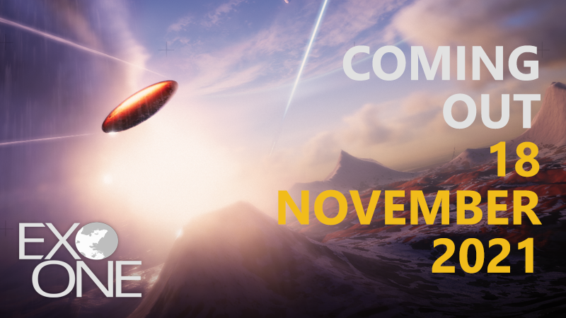 Exo One - Exo One launching November 18! - Steam News