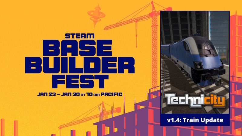 Technicity - Update 1.4c: Railways and Trains - Steam News