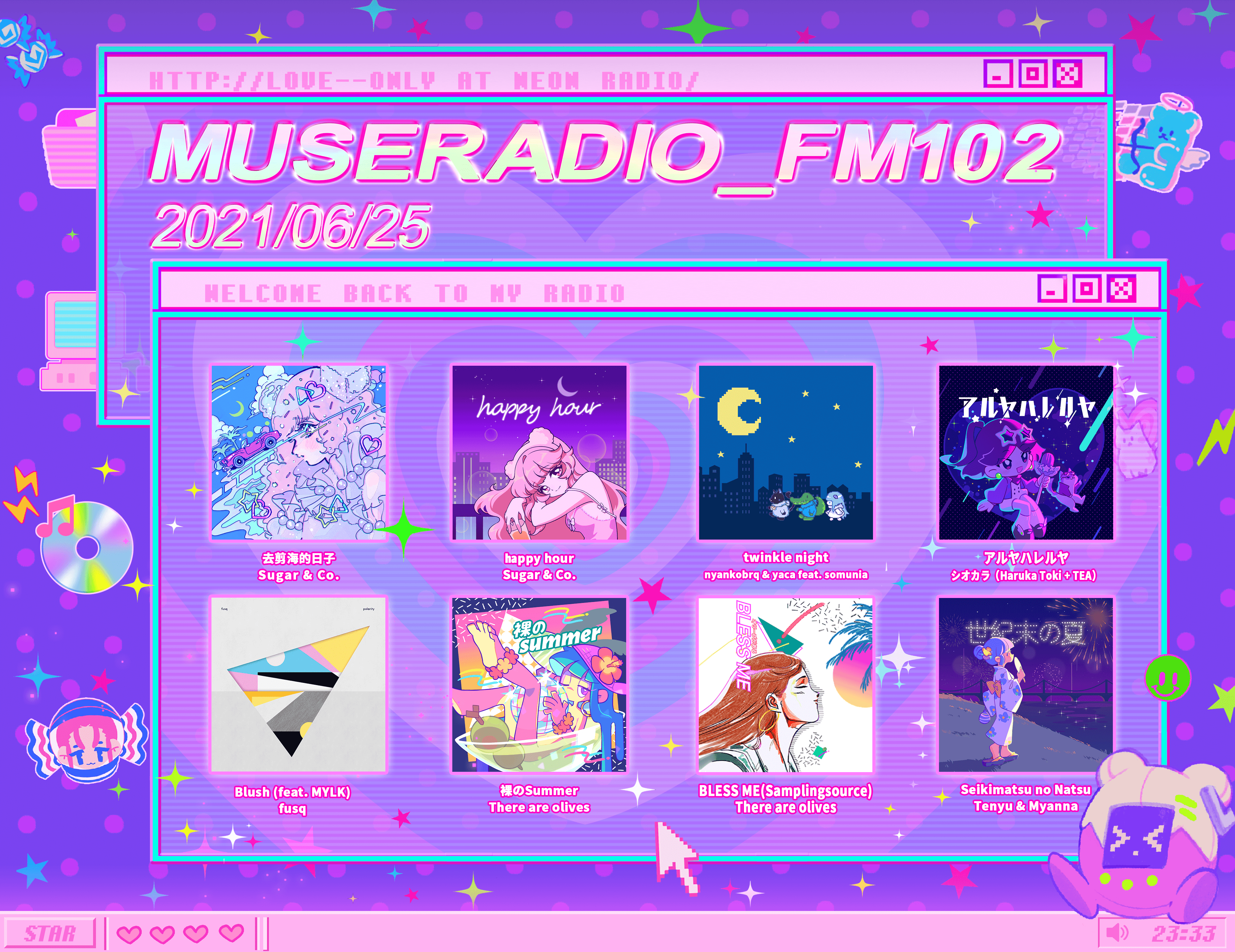 The anniversary-special music pack [Muse Radio FM102] is here!