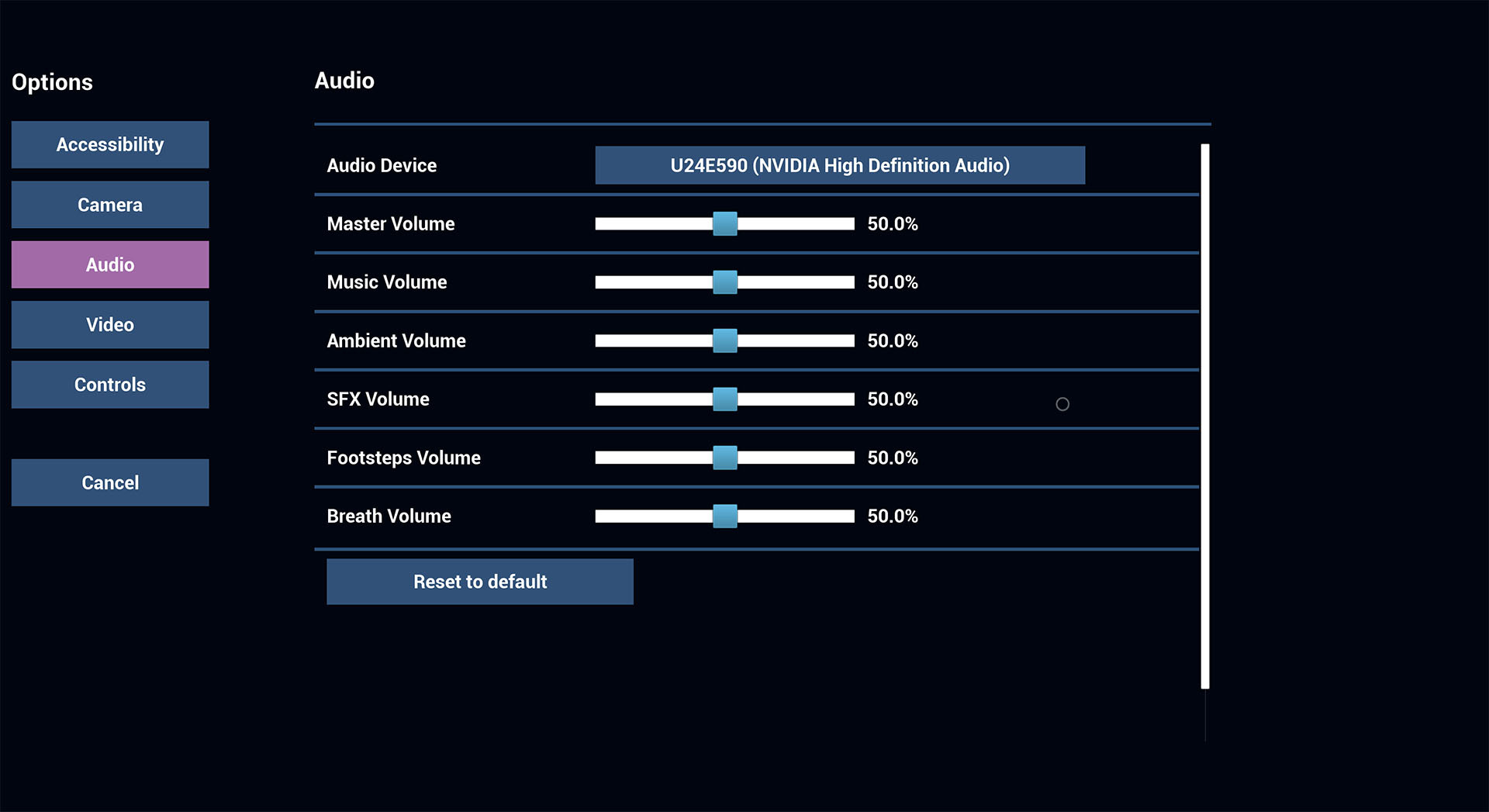 Controls and rebindable keys