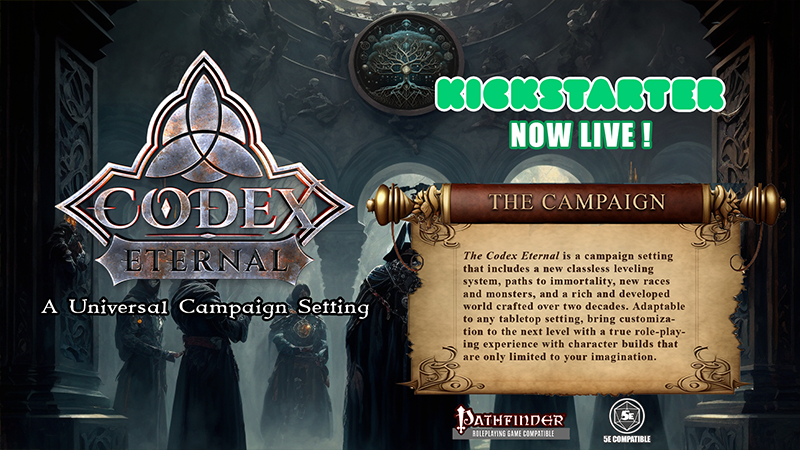 Steam :: The Great Gaias :: Codex Eternal: Campaign Setting Kickstarter Goes Live!