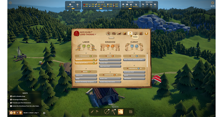 You will find a new Quest panel where you can pin quests and keep a ...