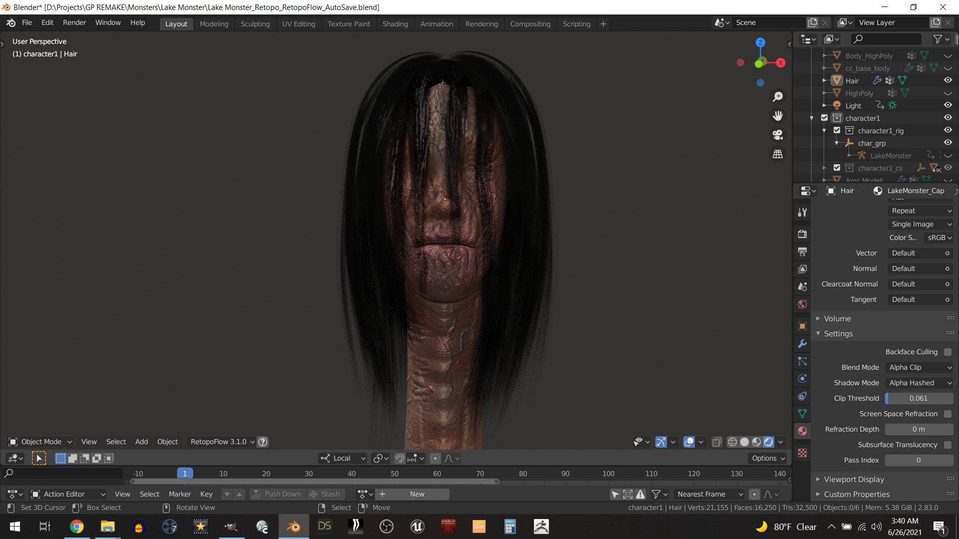 Amber's updated and optimized model