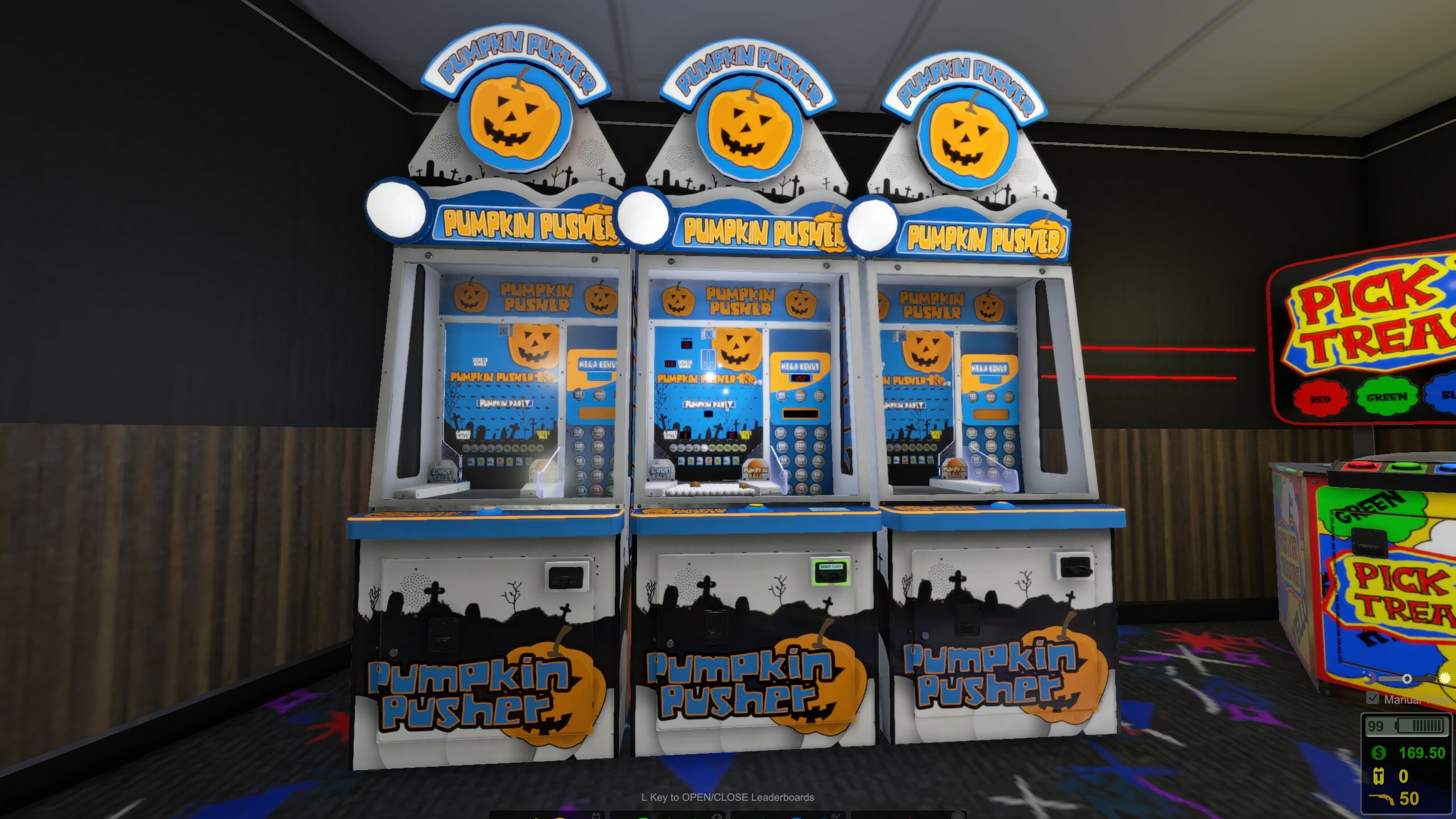 The newest coin pusher at Arcade Castle in the mall is a marble style ...