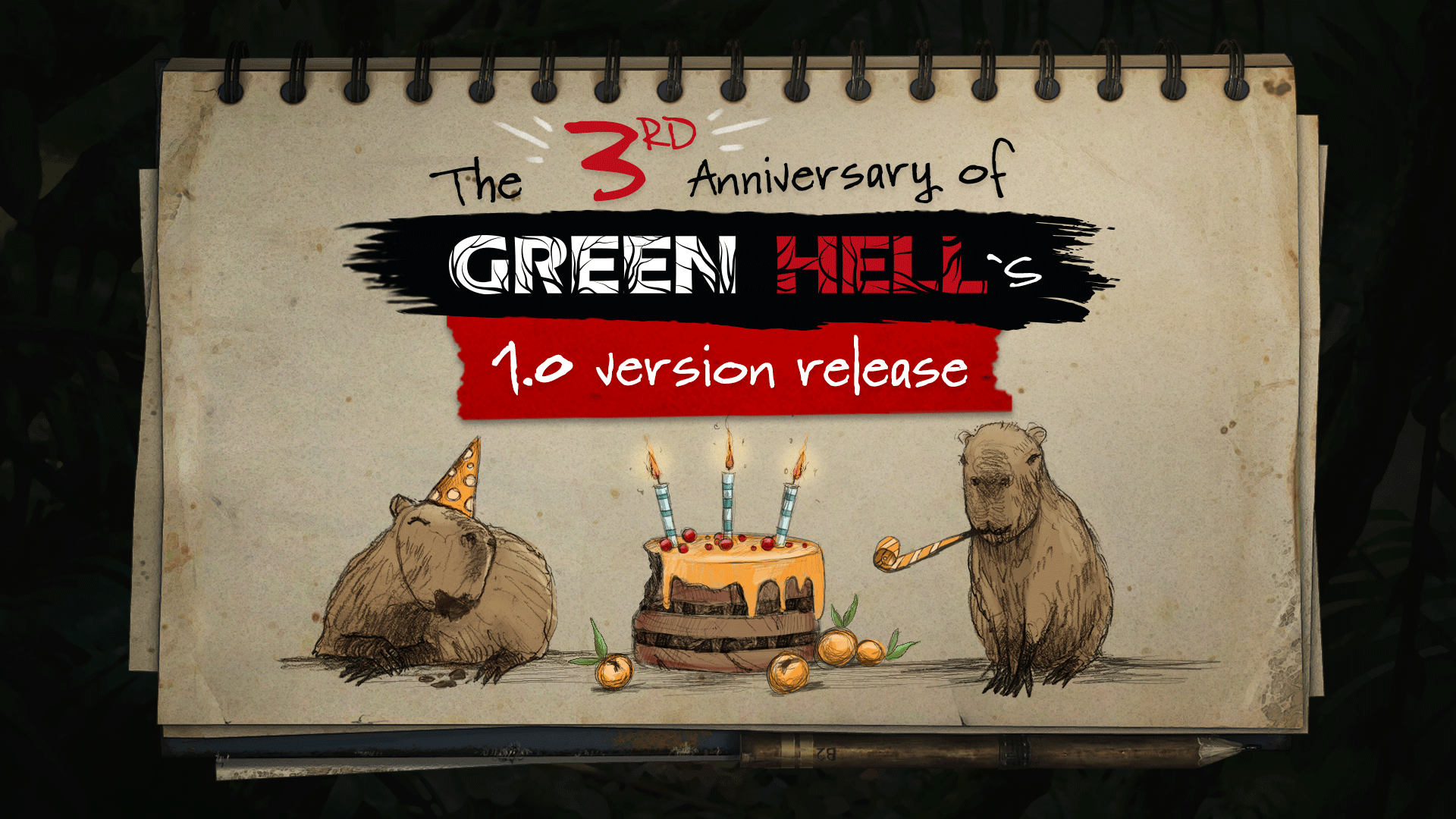 Thank you for your continuous support & feedback - improving Green Hell would not be as ...