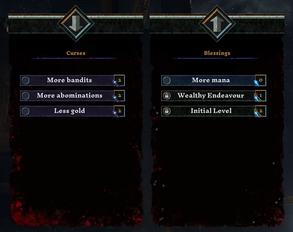 the current state of the modifier selection segment, not all modifiers ...