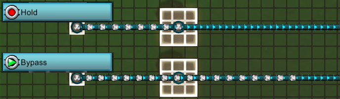 There's a new "Overflow Behavior" parameter on all pipe connectors ...