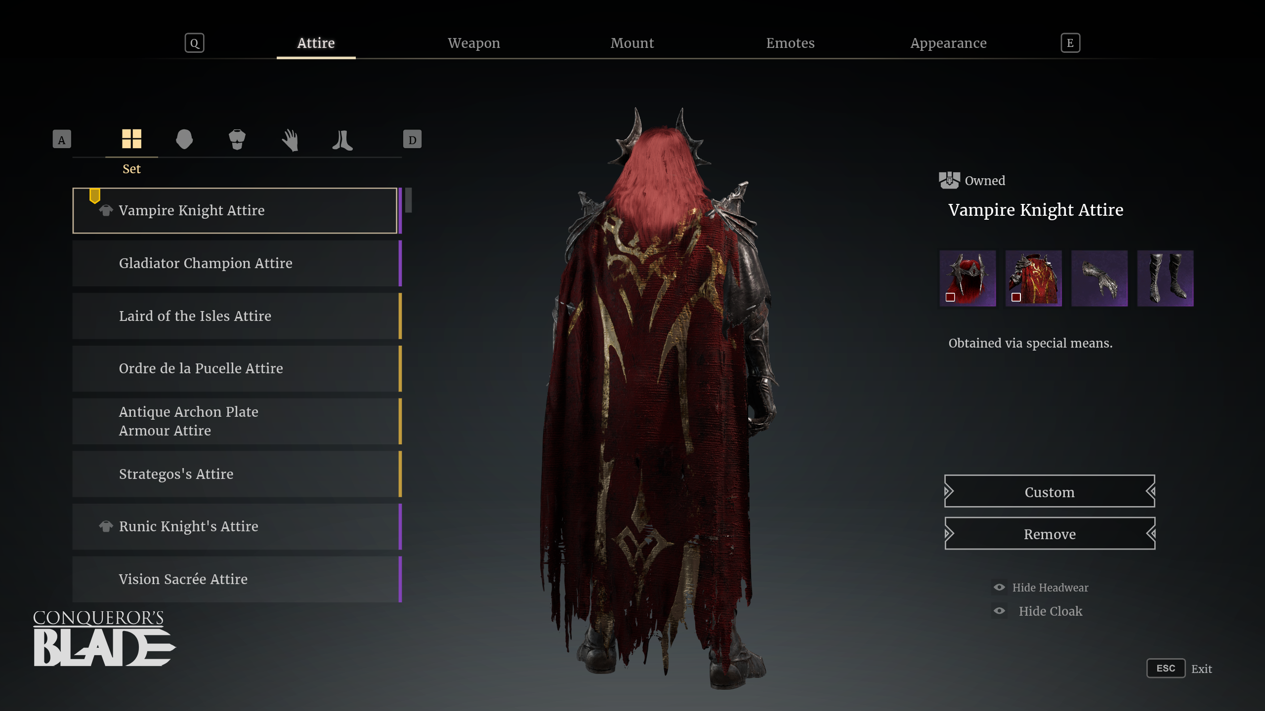 Glorious Sun Attire Chest