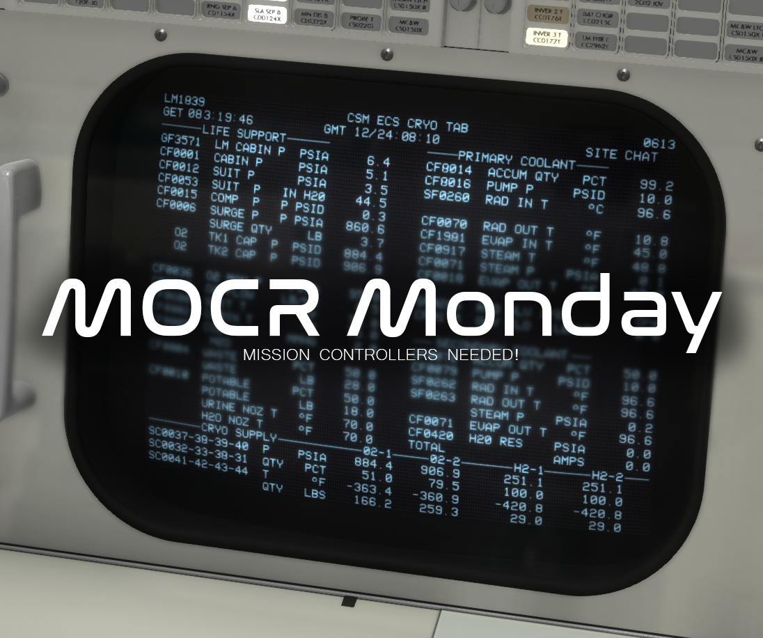 I'm happy to announce that MOCR Monday now has expanded to having two ...