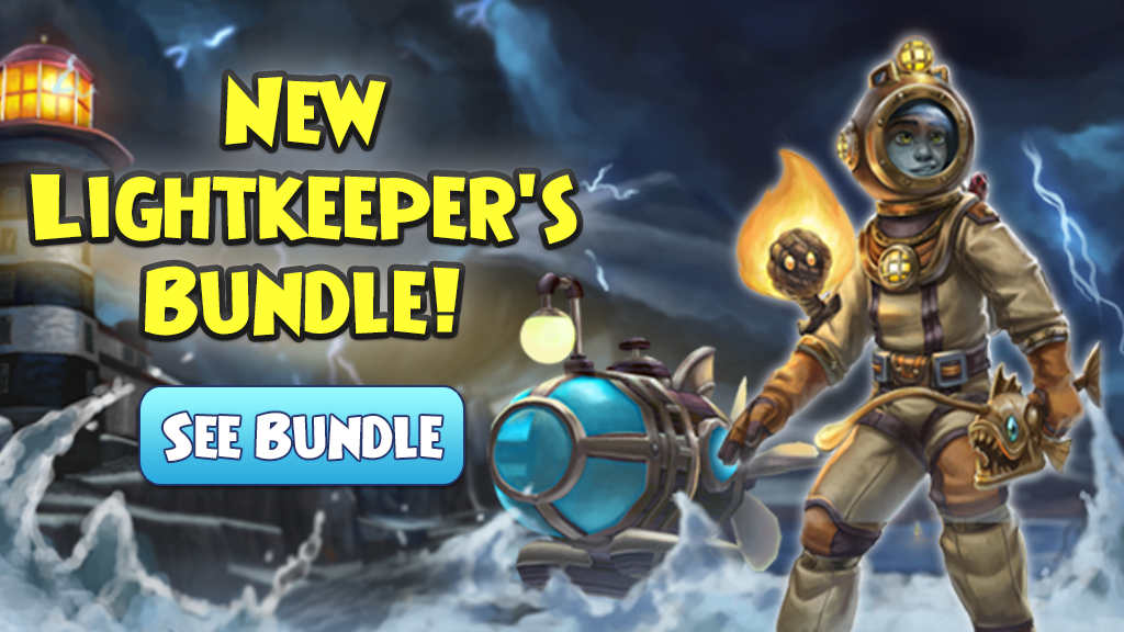 Be a beacon of the deep with the new Lightkeeper's Bundle!