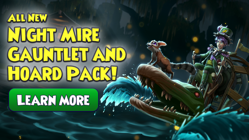 Wizard101 - New Night Mire Gauntlet and Hoard Pack - Steam News