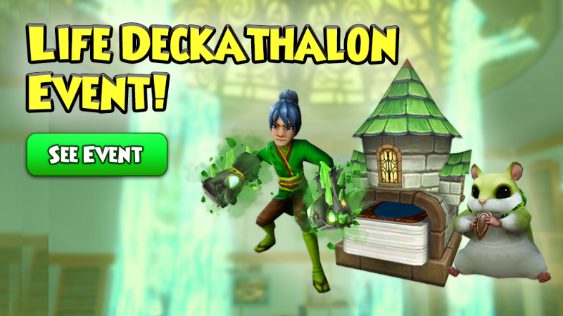 Wizard101 - Life Deckathalon for November 14-20th - Steam News