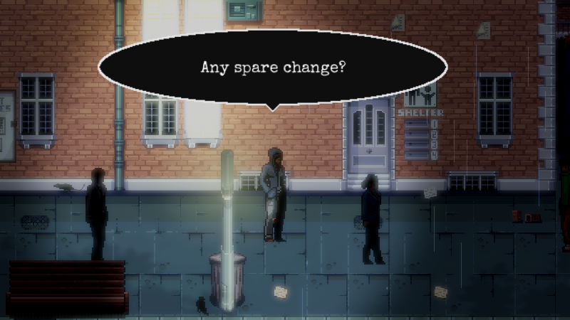 CHANGE: A Homeless Survival Experience - Hotfix patch - Steam News