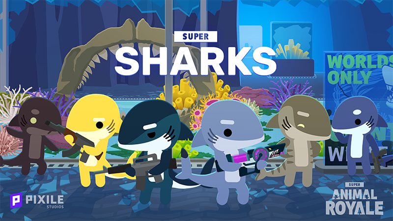 Super Animal Royale - You’re gonna need a bigger gun… Super Sharks are ...