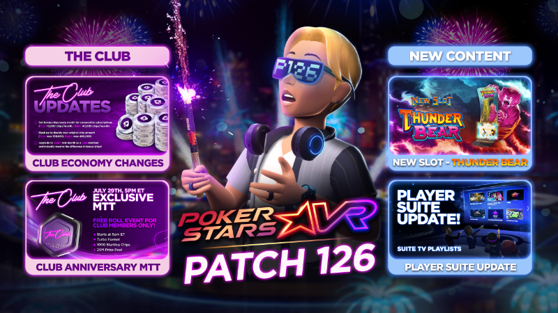 Vegas Infinite by PokerStars - PATCH 126: Thunder Bear Slot + TV Suite ...