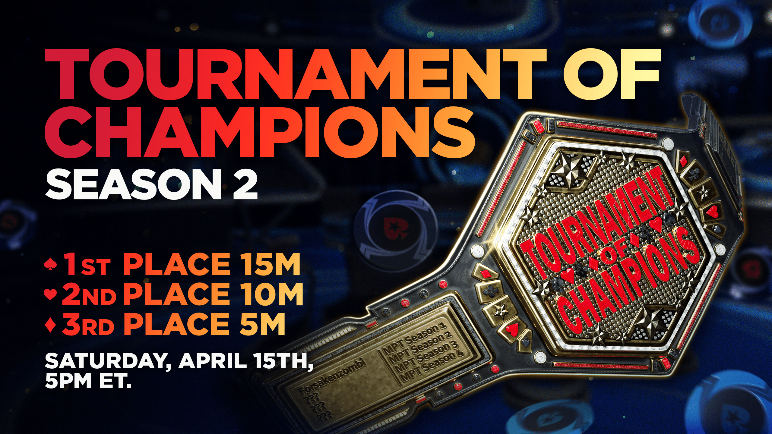 Season 2 of the Tournament of Champions is just around the corner ...
