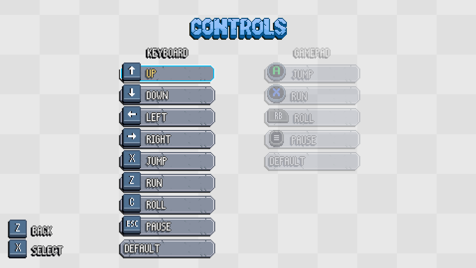 You can customize the game's settings and controls during gameplay ...