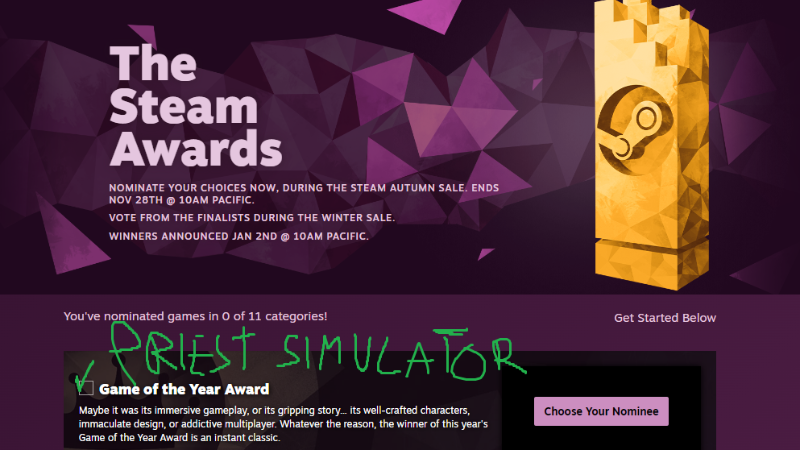 Priest Simulator: Vampire Show - Steam Adwords - Steam News