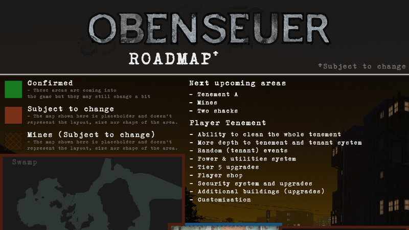Obenseuer - Obenseuer Roadmap - Steam News