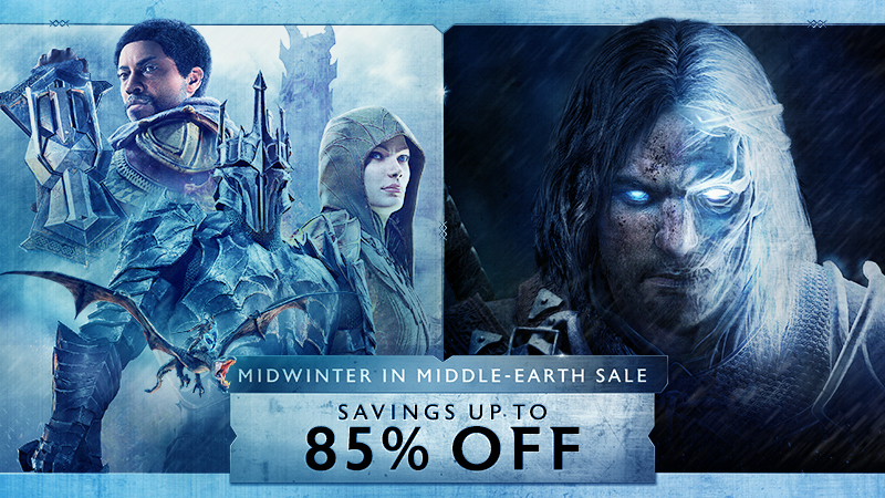 WB Games - Midwinter in Middle-earth Sale - Steam News