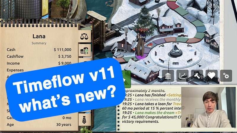 Timeflow – Life Sim - What'll be new in Timeflow v11? - Steam News