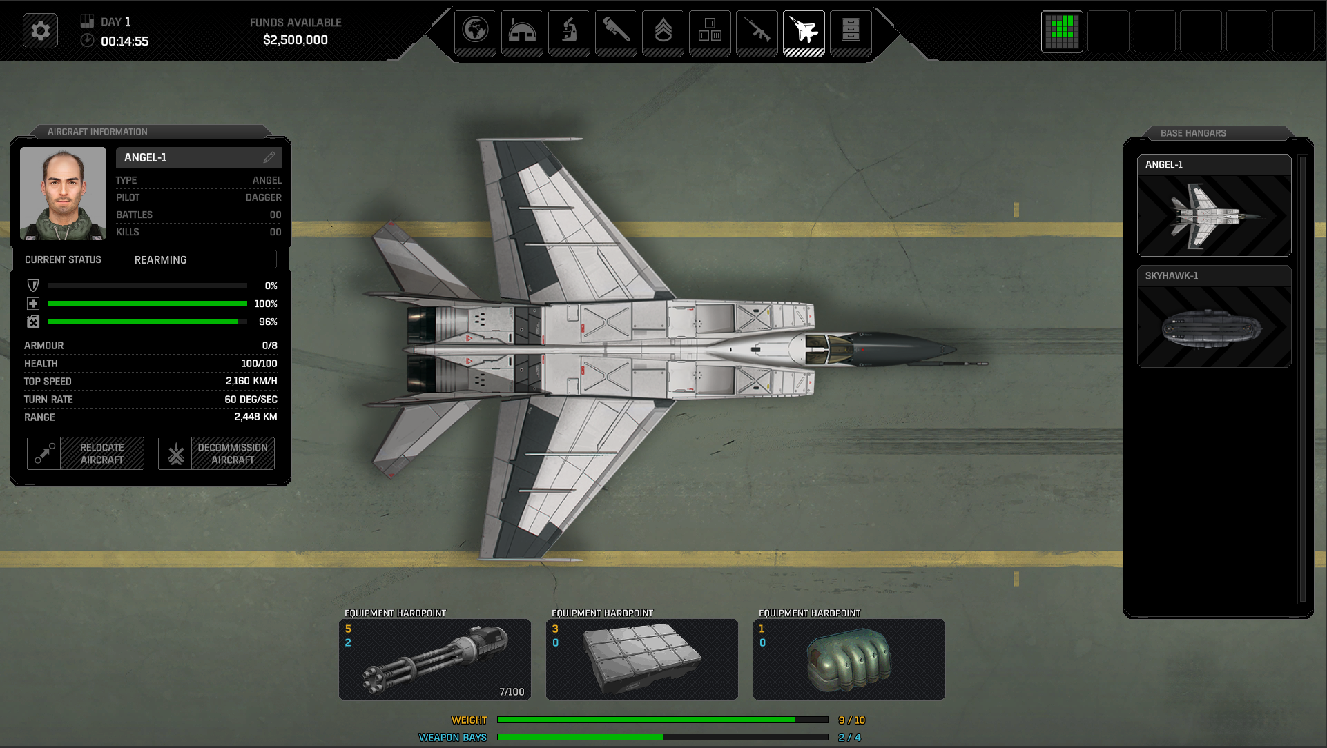 Interceptor Weight System / Air Combat Rebalance