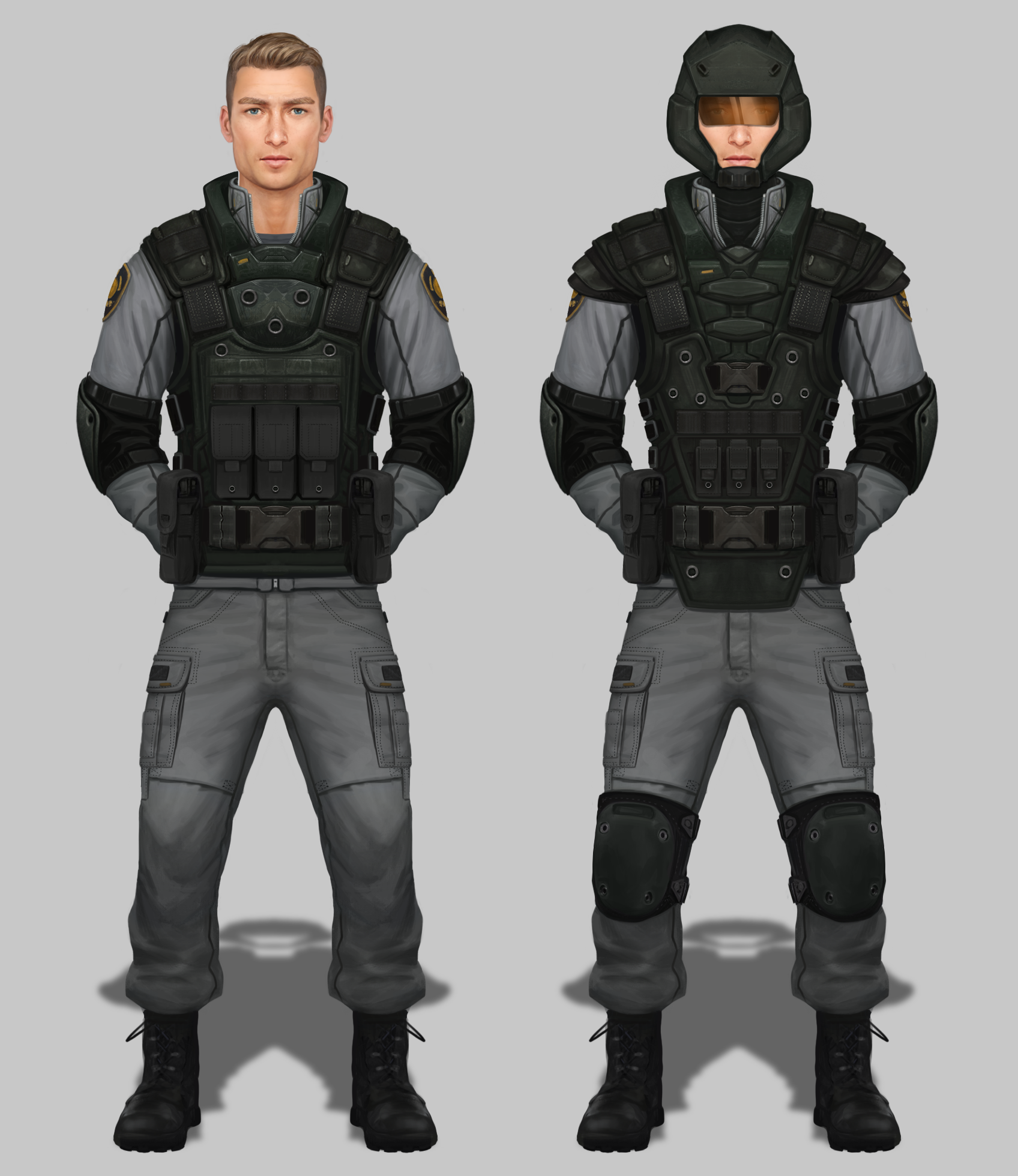 Soldier Armour - Heavy / Light Variants