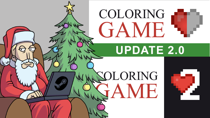Steam :: Coloring Game :: Update 2.0 + Coloring Game 2 Release
