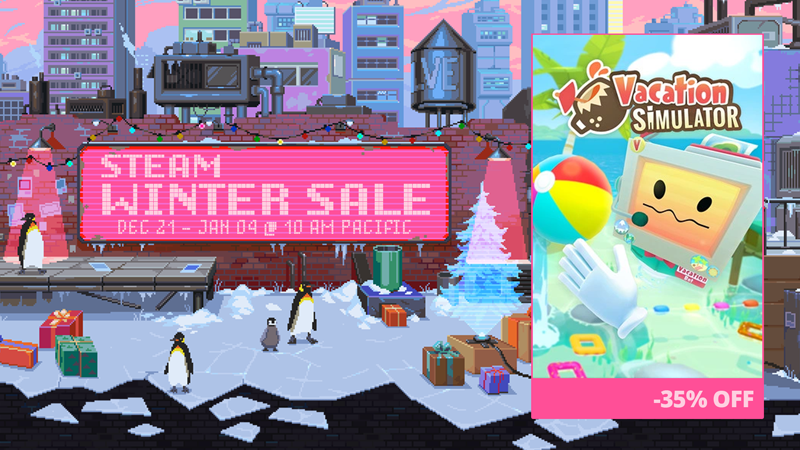 Vacation Simulator - Vacation Simulator Is 35% Off For The Steam Winter ...