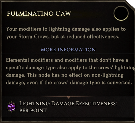 Summon Storm Crow: Example Nodes