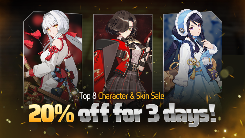 Eternal Return - 20% off the Top 8 Characters and Skins!! - Steam News