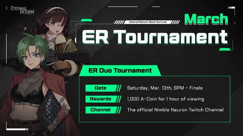 Eternal Return - March ER Duo Tournament Begins - Steam News