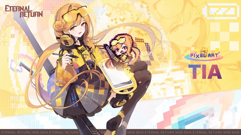 Eternal Return - [New Skin] Pixel Art Tia Preview - Steam News