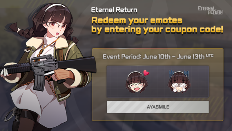 Eternal Return - Aya Emotes - Special Event! - Steam News